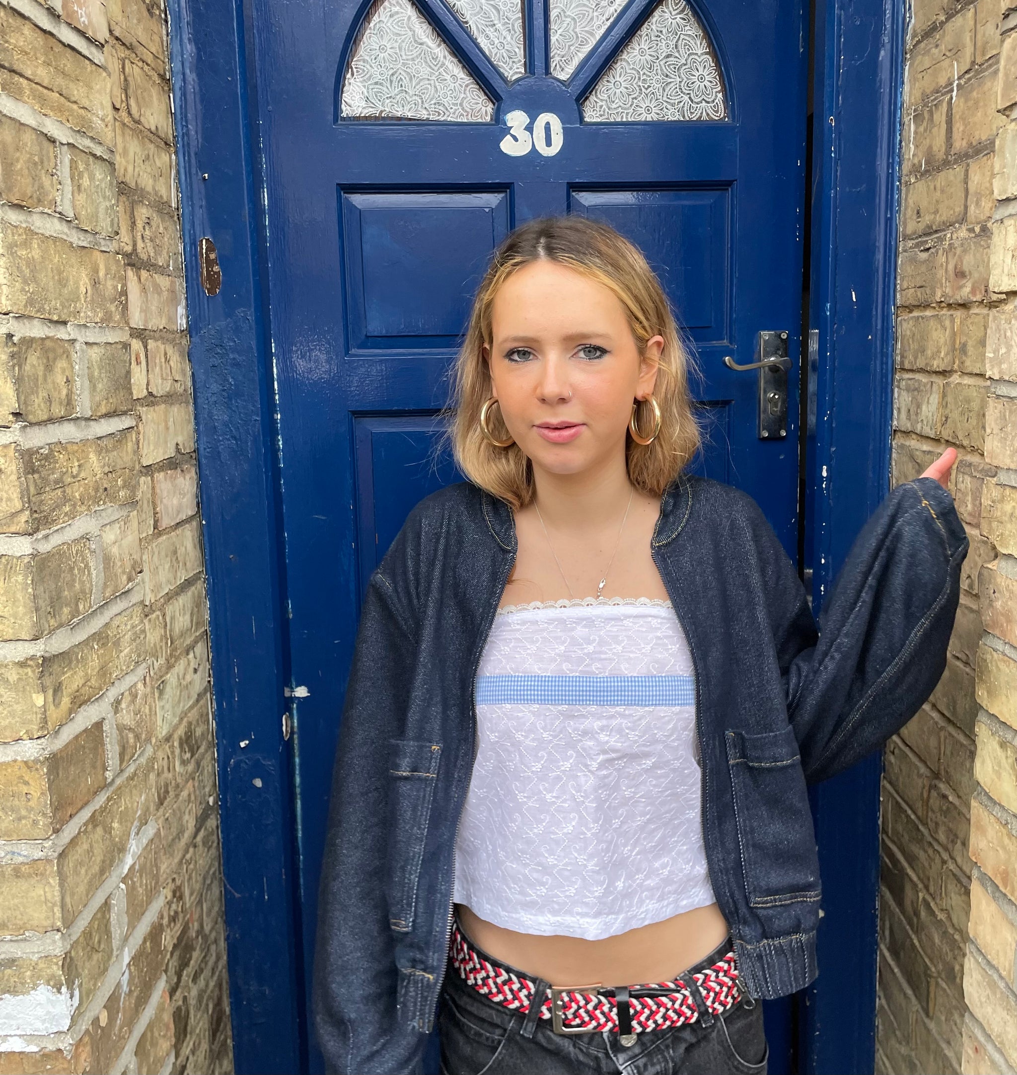 Tiffany Blue linen cami – Ginny & Me